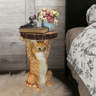 Design Toscano Tabby Cat at Your Service Figurine End Table & Reviews ...