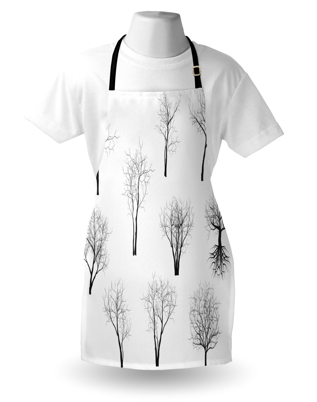 East Urban Home Spooky Apron Unisex, Forest Trees Branches, Adult Size ...