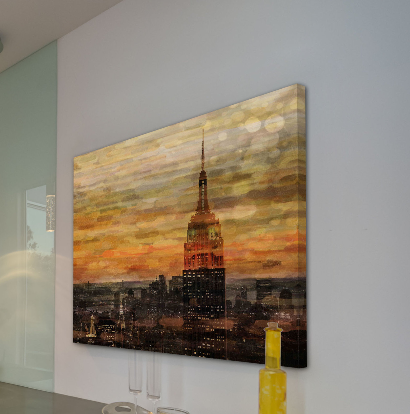 Parvez Taj Bronze Night by Parvez Taj - Painting Print on Wrapped ...
