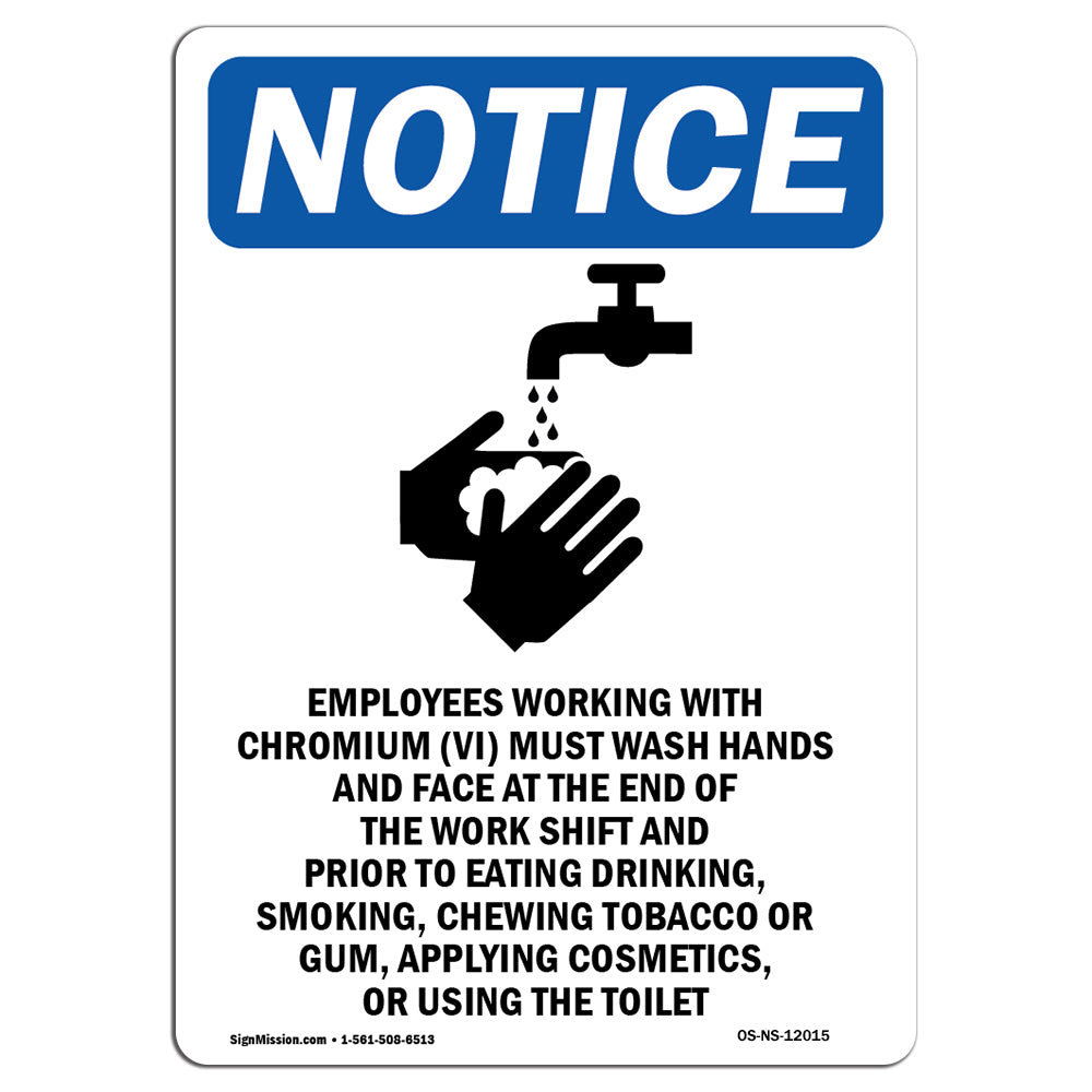 SignMission Employees Working Sign with Symbol | Wayfair