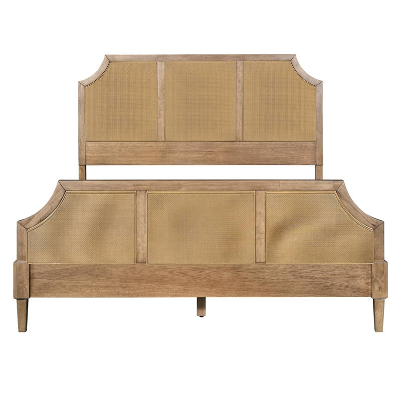 Martha Stewart Salina Woven Cane Queen Platform Bed & Reviews | Wayfair