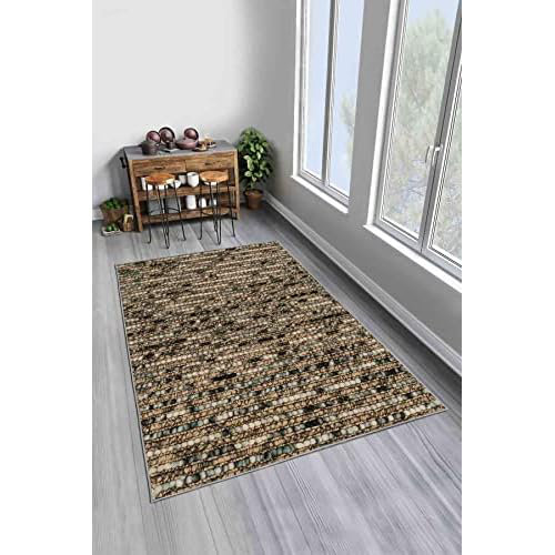 Williston Forge Anikia Machine Woven / Power Loomed Brown Area Rug ...