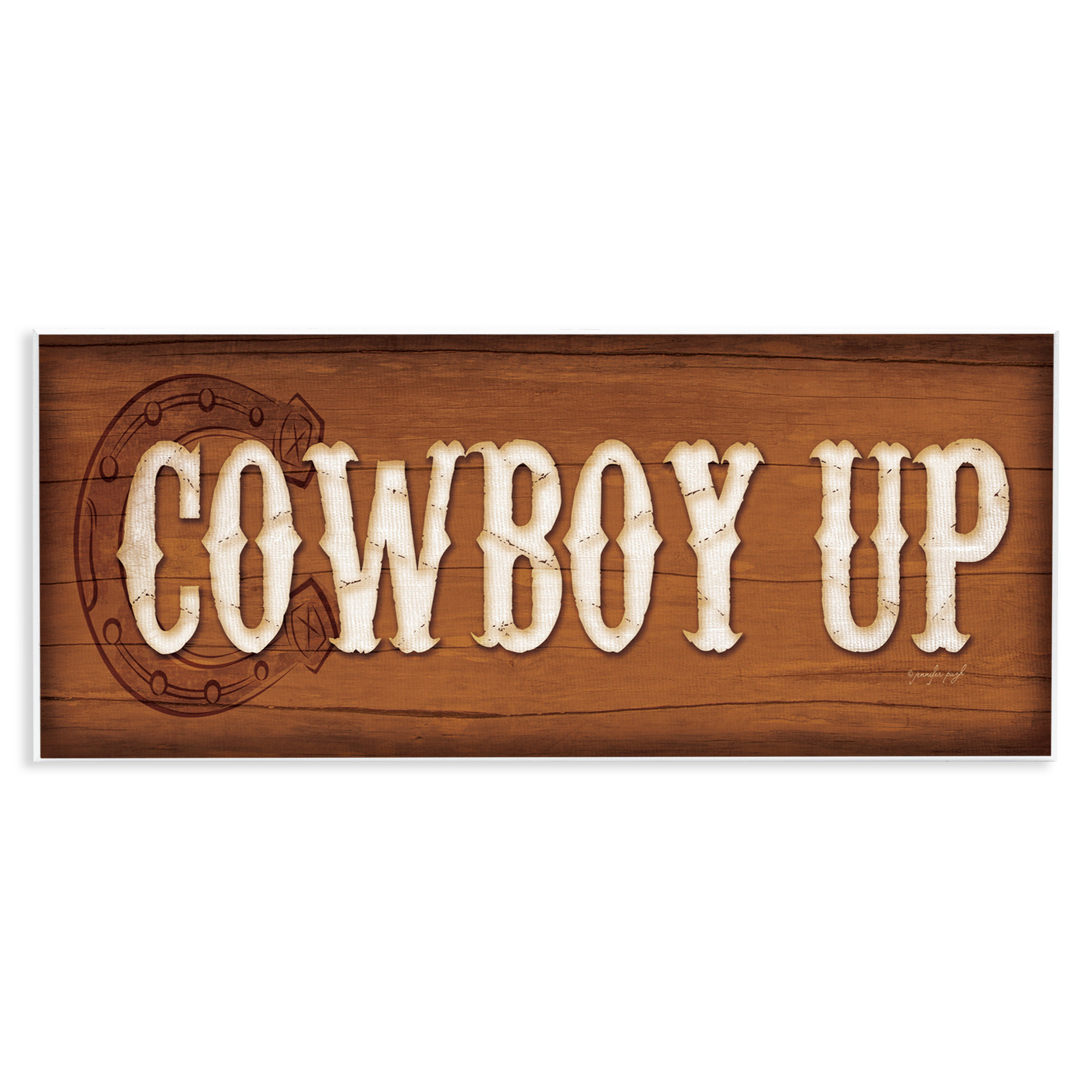 Ophelia & Co. Cowboy Up Ranch Life Wall Plaque, design by Jennifer Pugh ...