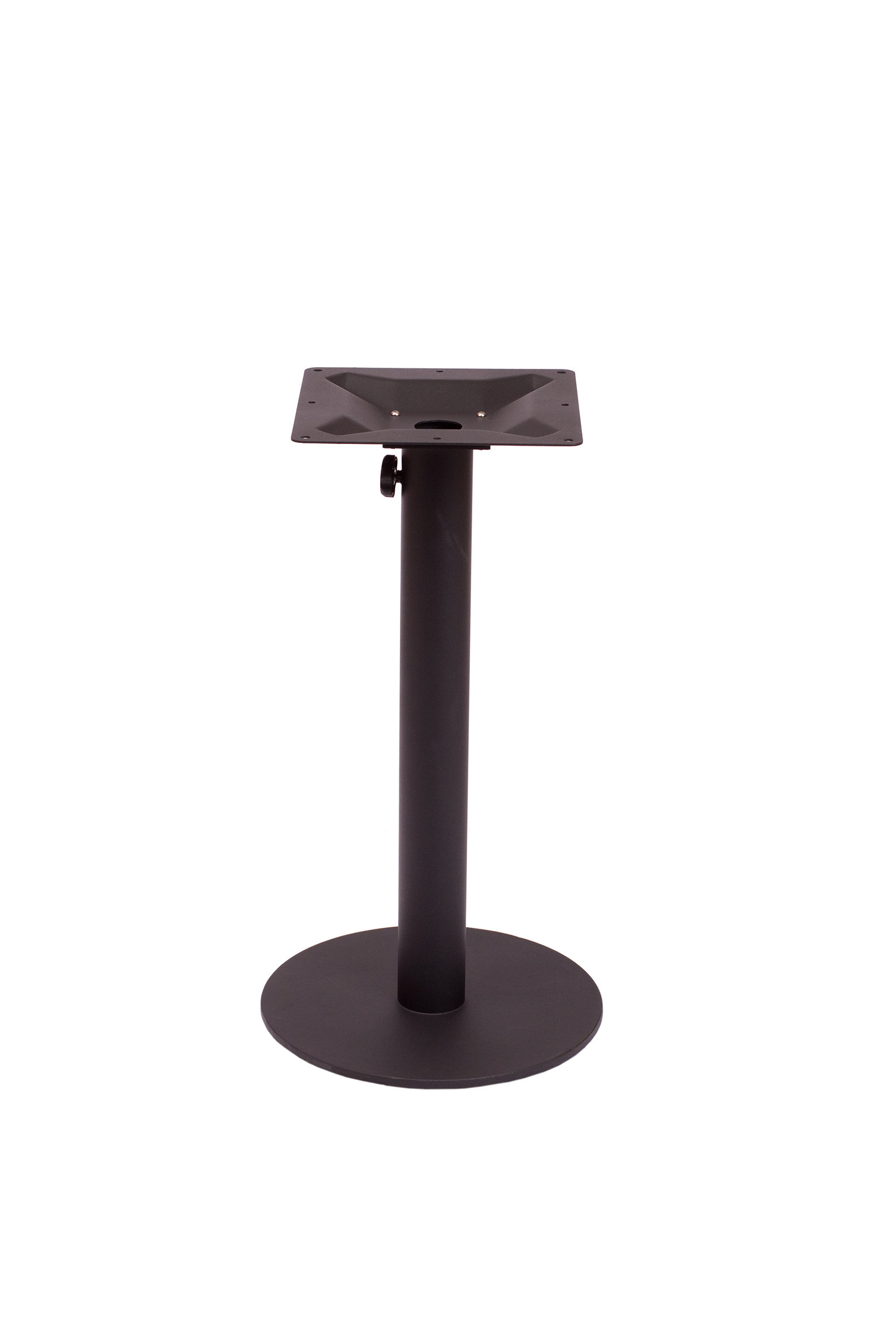 BFM Seating Margate Margate - Black - 24" Round Dining Height Table ...