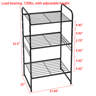 Rebrilliant Koki Heavy Duty 3 Shelf Storage Rack Stackable Wire Stand ...
