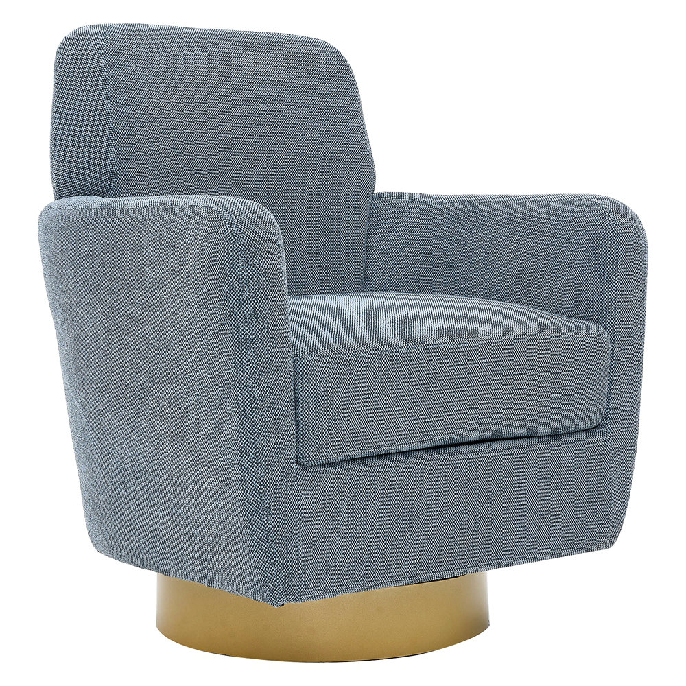 Mercer41 360 Degree Rotating Sofa Armchair Cotton Linen Skin Friendly ...