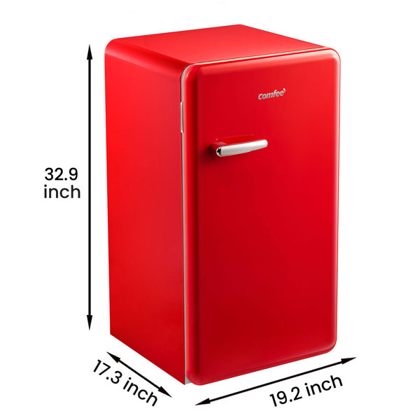 Comfee' Retro 3.3 cu. ft. Freestanding Mini Fridge & Reviews | Wayfair