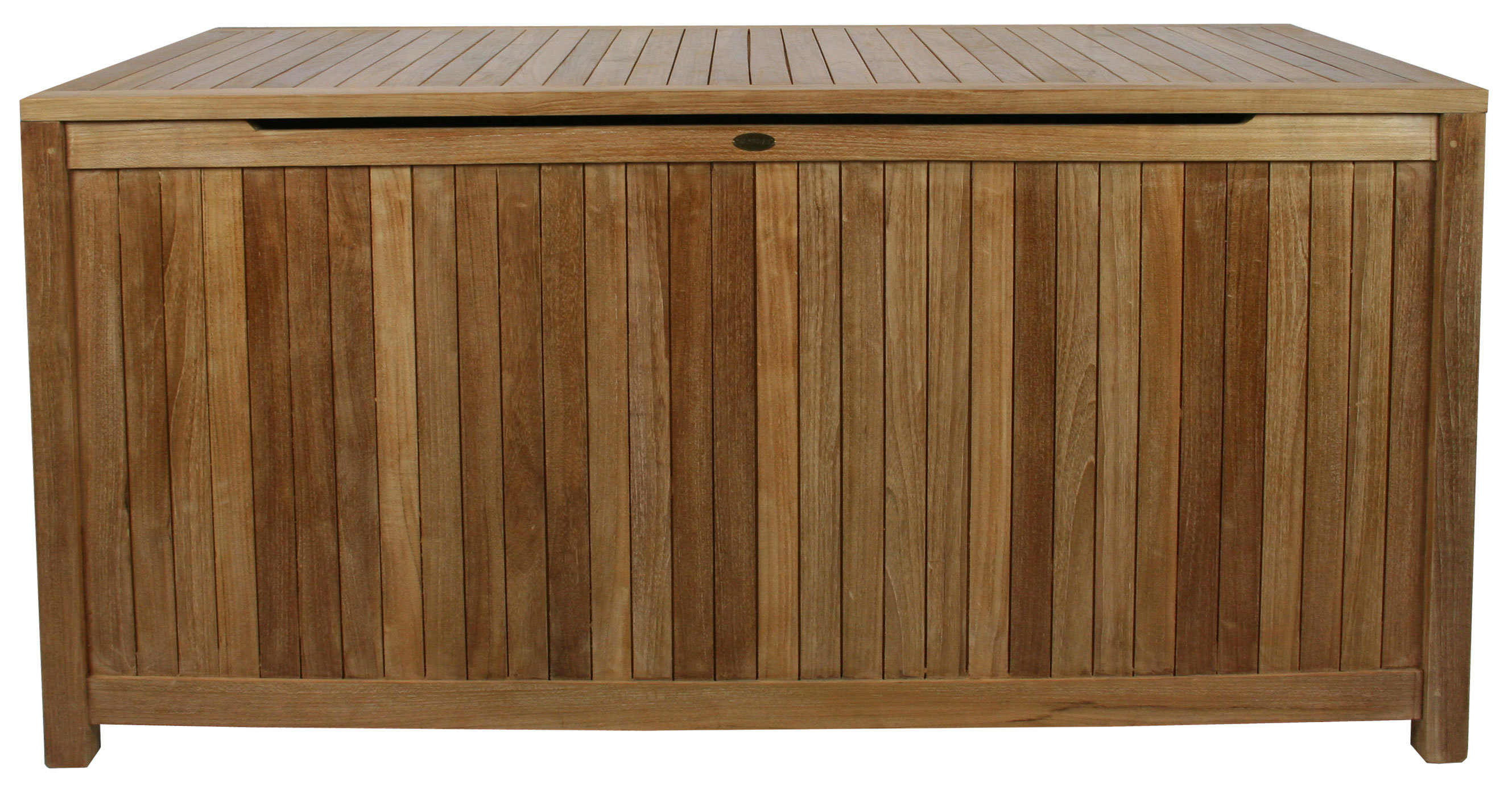 Bay Isle Home™ Everleigh 63'' W Water Resistant Solid Wood Teak Deck ...