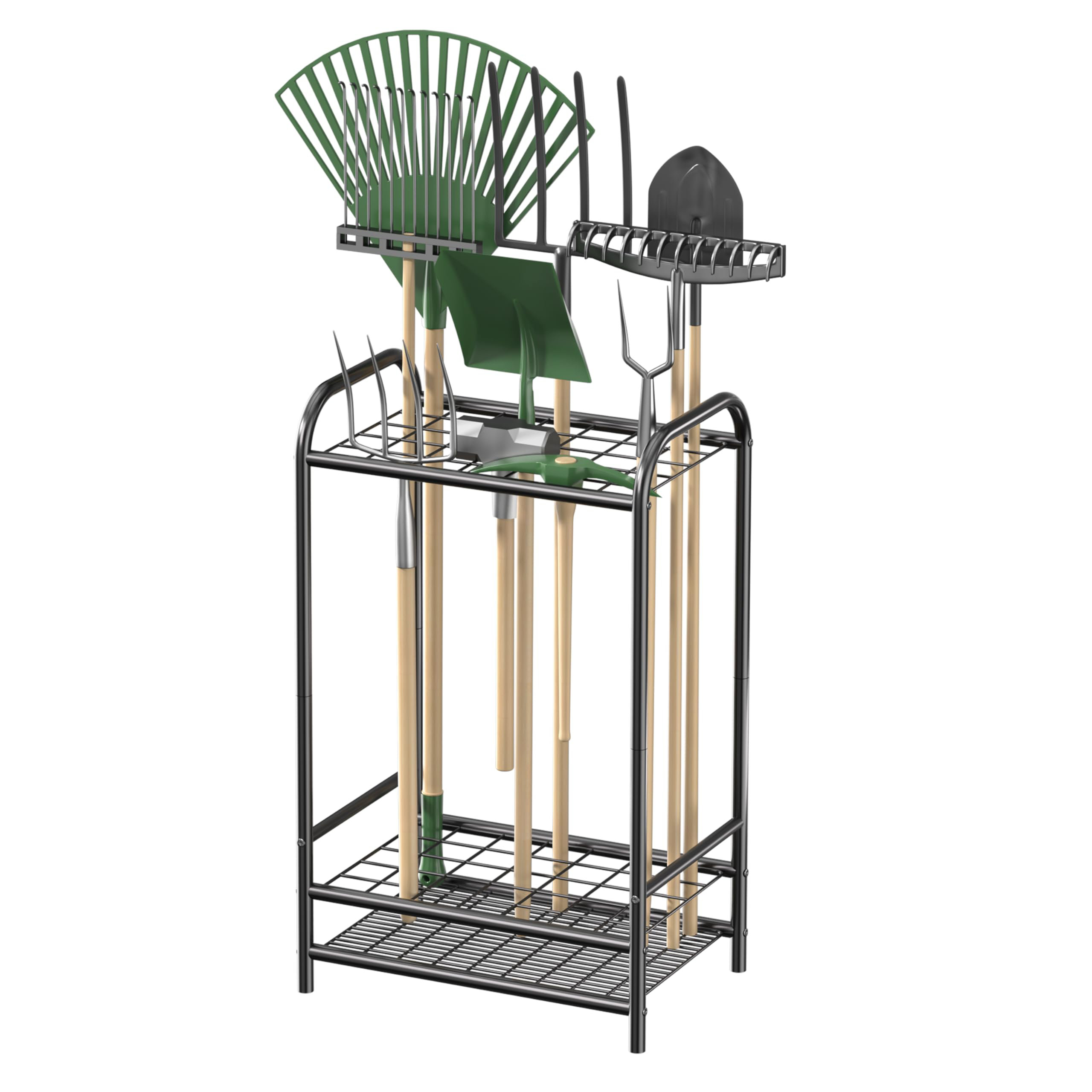 Rebrilliant Metal Garden Tool Organizer - Yard Tool Organizer Up To 35 ...