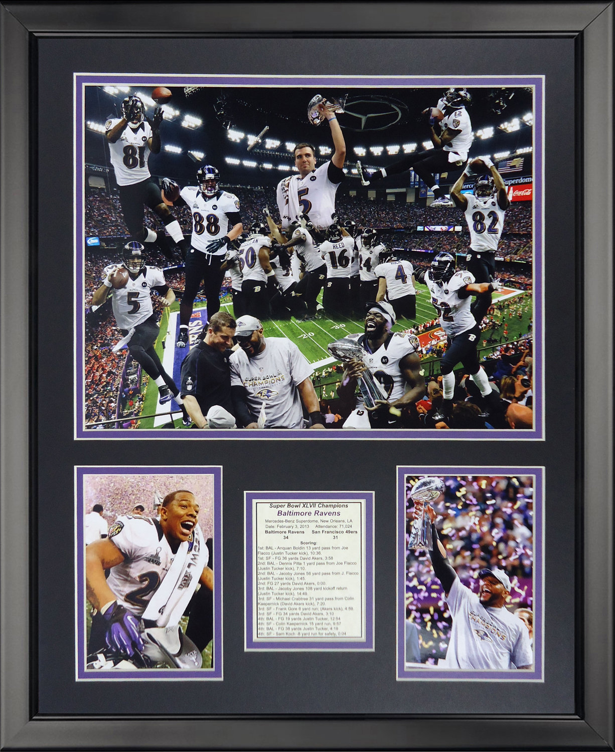Legends Never Die NFL Baltimore Ravens - 2012 Champes Framed Memorabili ...