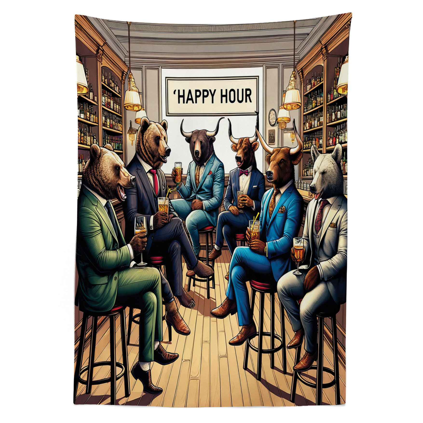 Latitude Run® Jayvier Rectangle No Pattern Microfiber Tablecloth | Wayfair