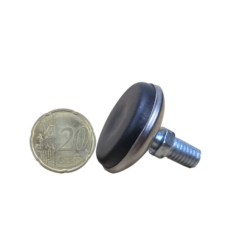 FixtureDisplays 4 Pieces Swivel Feet Levelers M8 Thread Leg Levelers ...