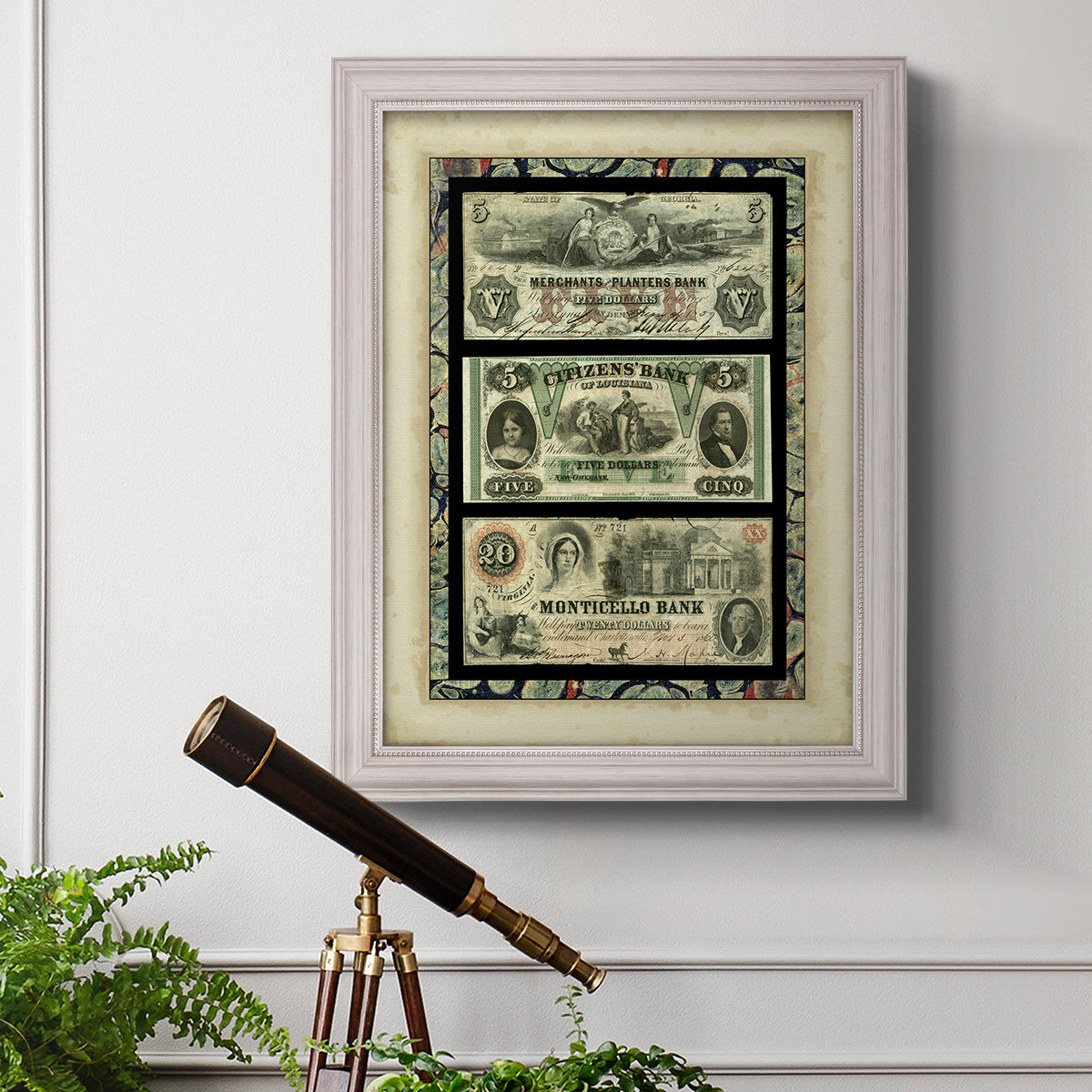 World Menagerie Money Money Money IV Framed On Canvas Painting | Wayfair