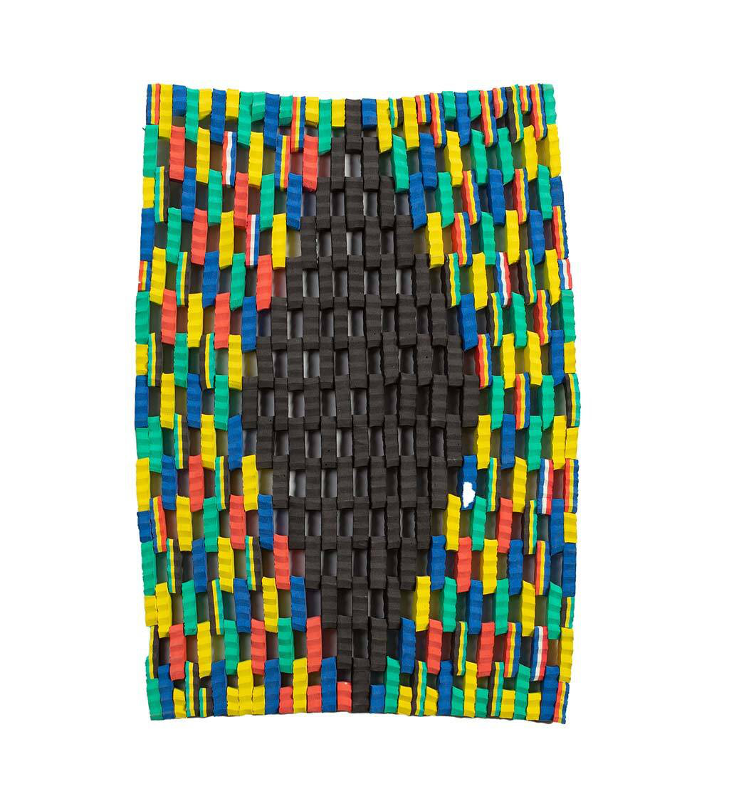 VivaTerra Recycled Black Diamond Flip Flop Mat | Perigold