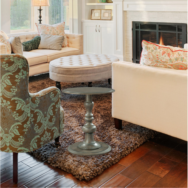 August Grove® Accents Round End Table | Wayfair