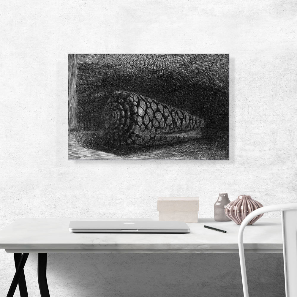 ARTCANVAS The Shell 1650 Canvas Art Print By Rembrandt Van Rijn ...