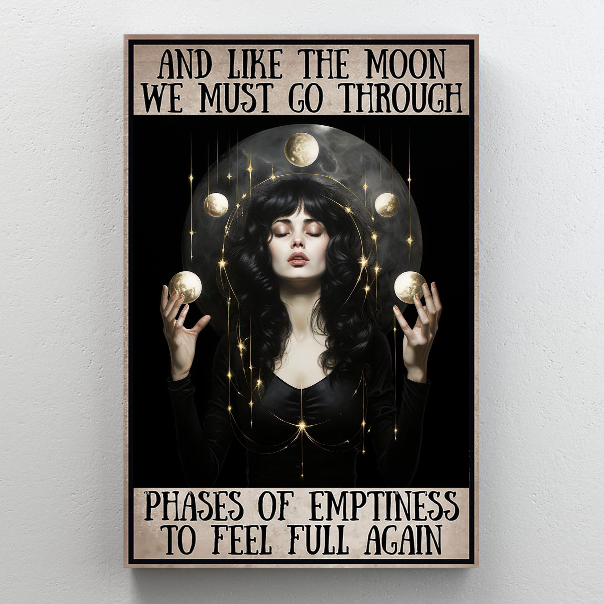 Trinx Phases Of Emptiness To Feel Full Again On Canvas Graphic Art ...