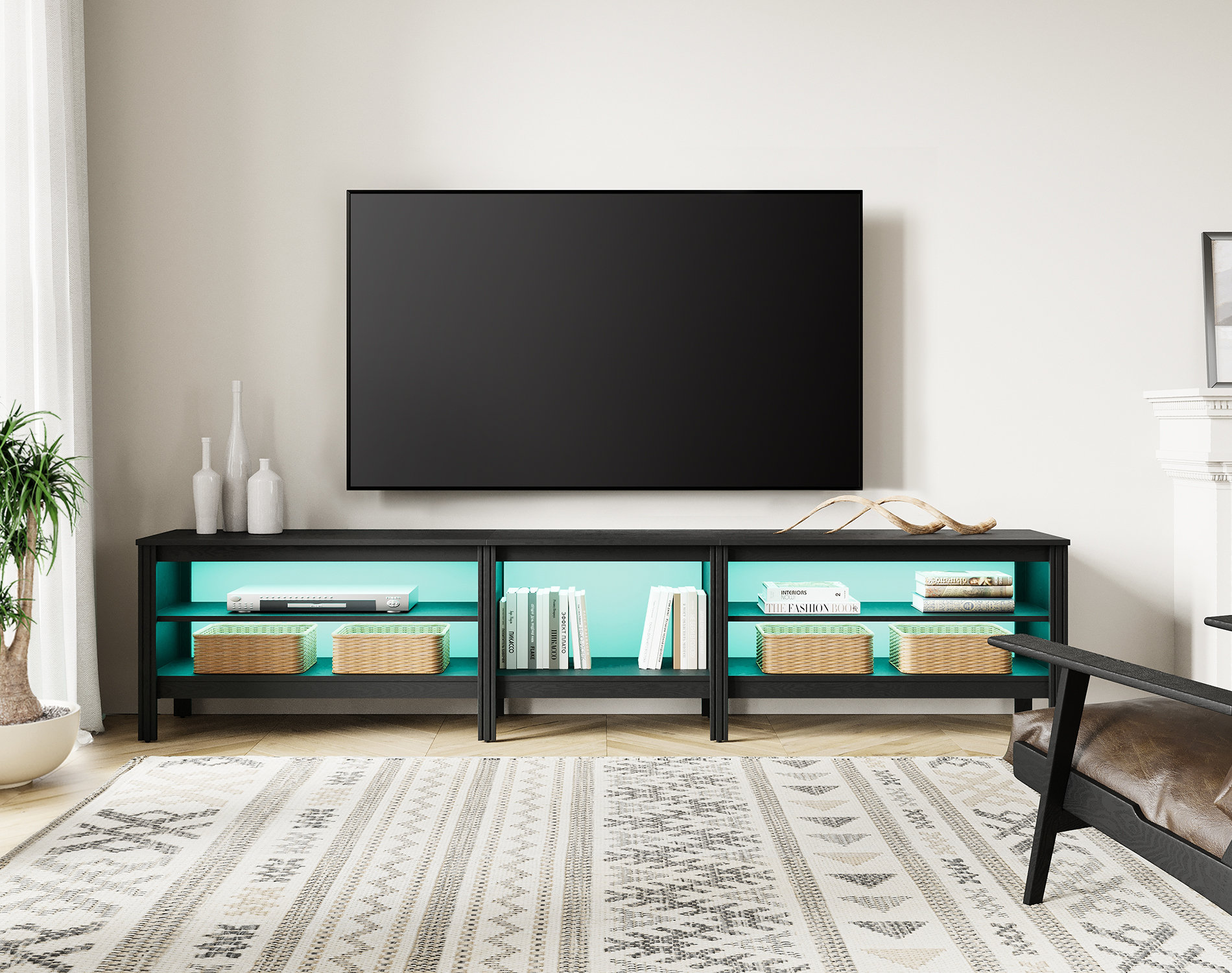 Red Barrel Studio® Ronay TV Stand for TVs up to 88" | Wayfair
