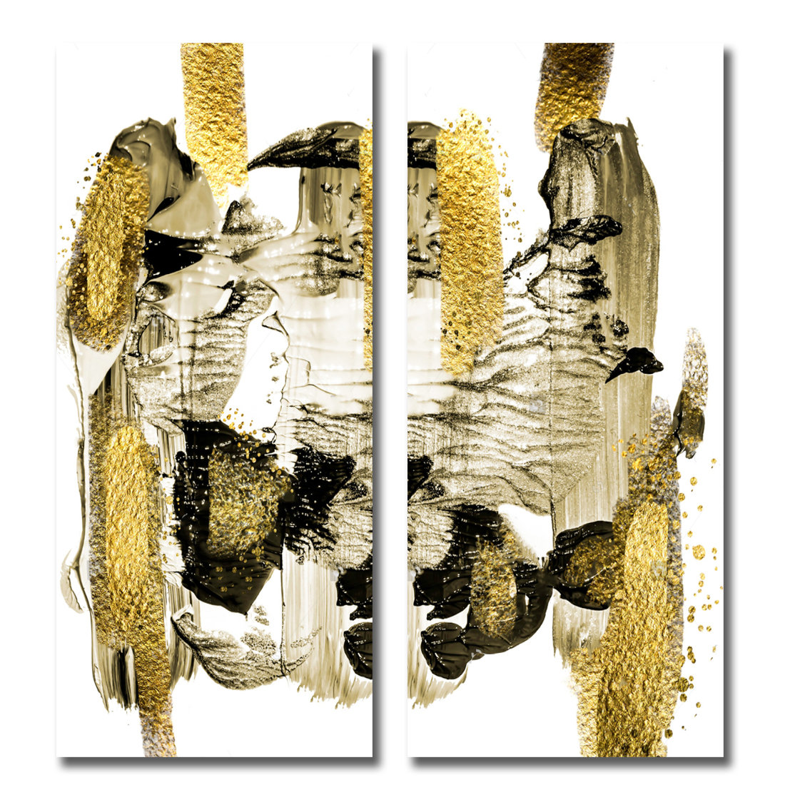 DecorumBY Golden Union - 2 Piece Unframe Graphic Art Set - Wayfair Canada