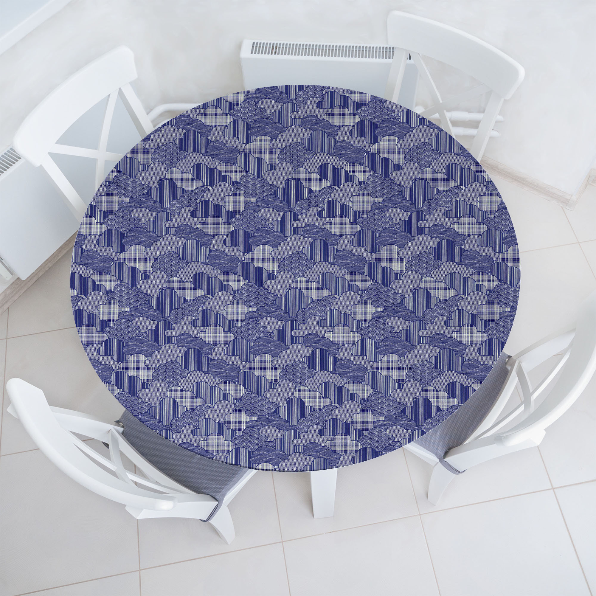 Wrought Studio™ Wrought Studio Exotic Ethnic Fitted Round Tablecloth ...