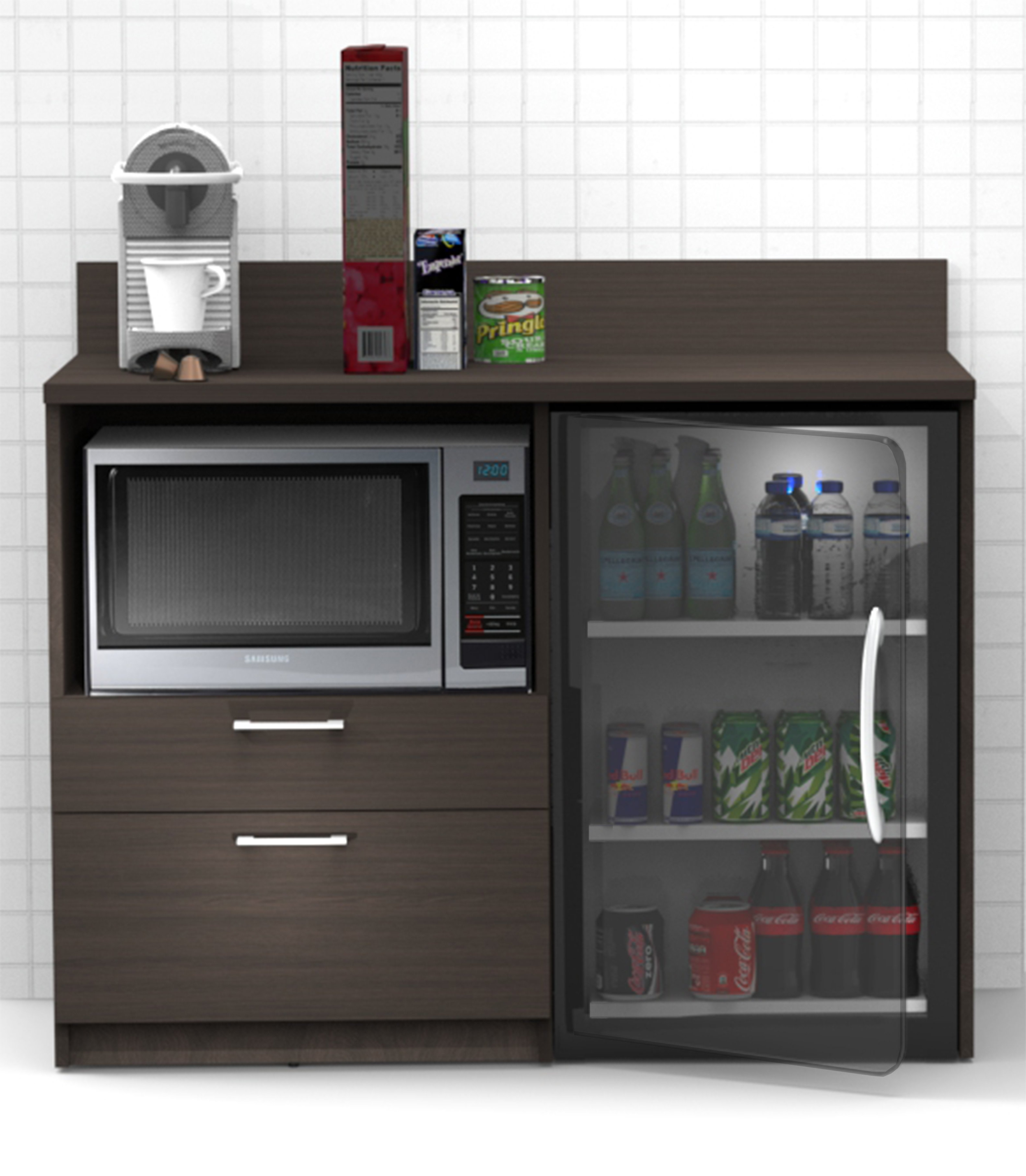 Breaktime Commercial Grade Coffee Kitchen Lunch Room Cabinets Fully ...