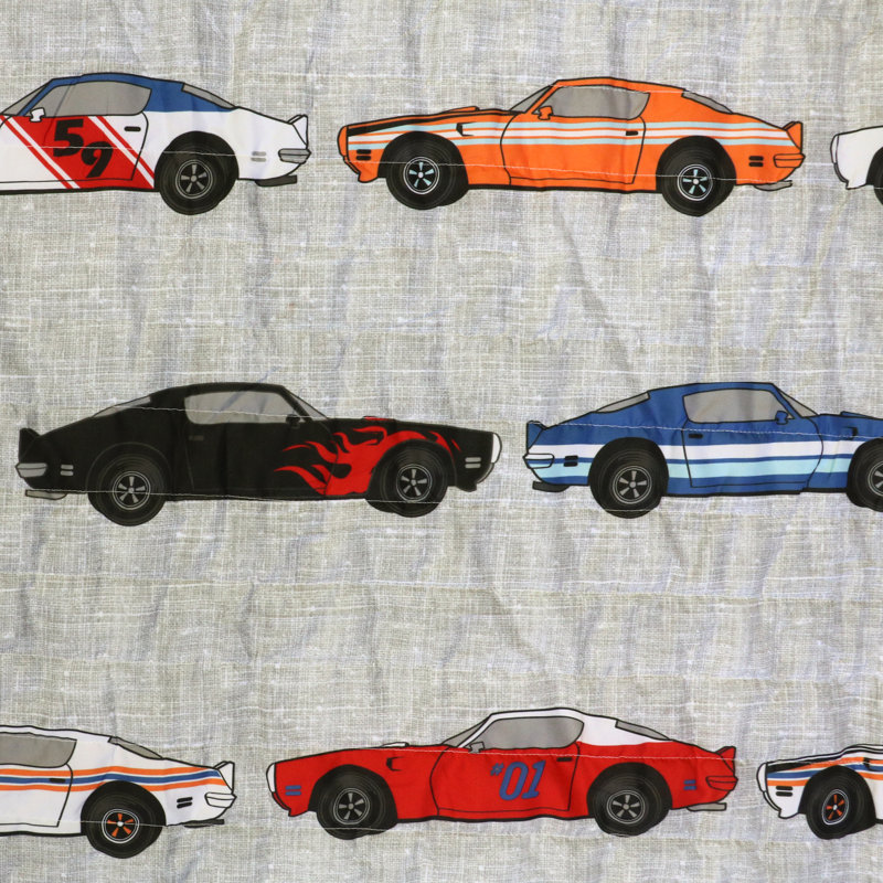 Lush Decor Race Cars Throw & Reviews | Wayfair