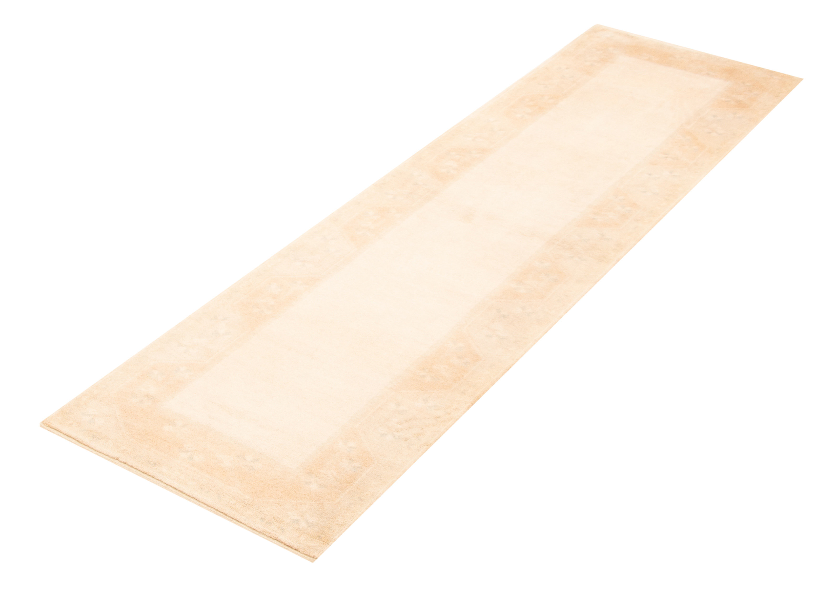 Corrigan Studio® One of kind Hand-Knotted Color Transition Ivory Rug 2 ...