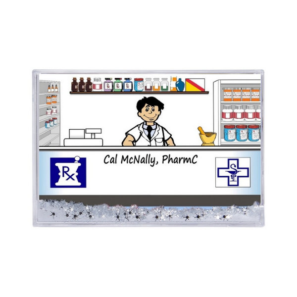 Printed Perfection Personalized Pharmacist - Male MINI Snow Globe Frame ...