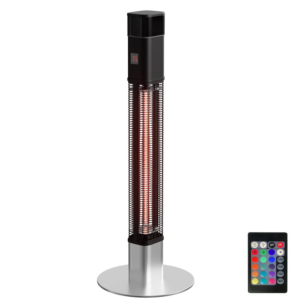 Deko Living 1500W Electric Column Heater with Halogen Tube | Wayfair