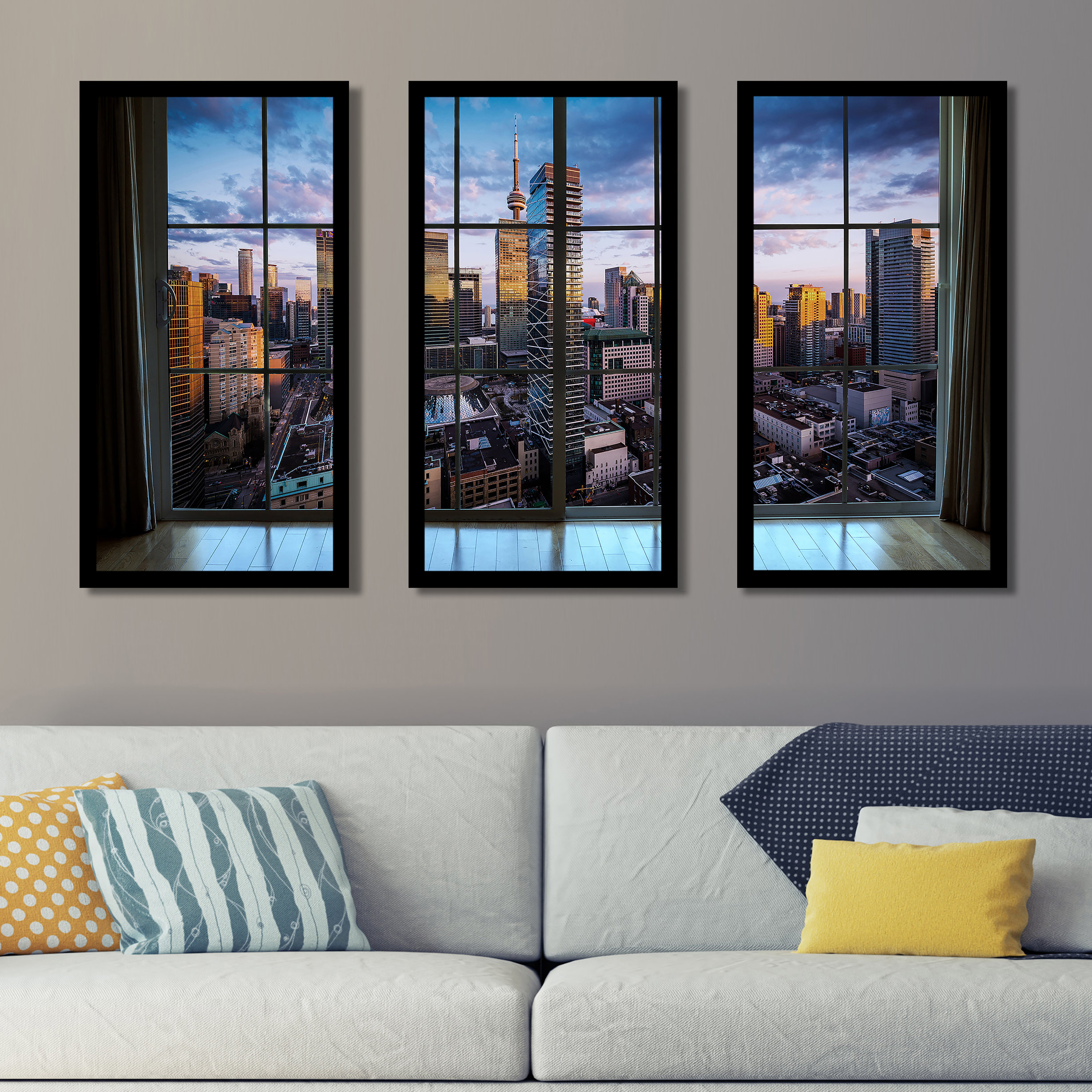 Picture Perfect International 'Buildings at Sunset in Downtown Toronto ...