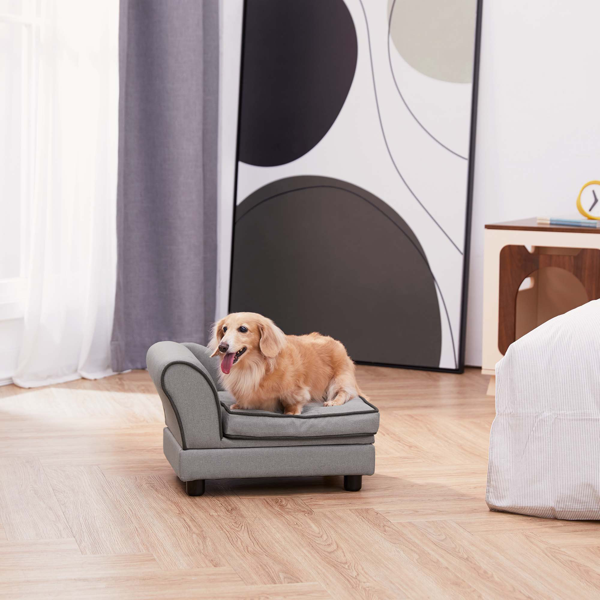 Teamson Pets Lounge Dog Sofa/ Bed with Storage for Small and Medium ...