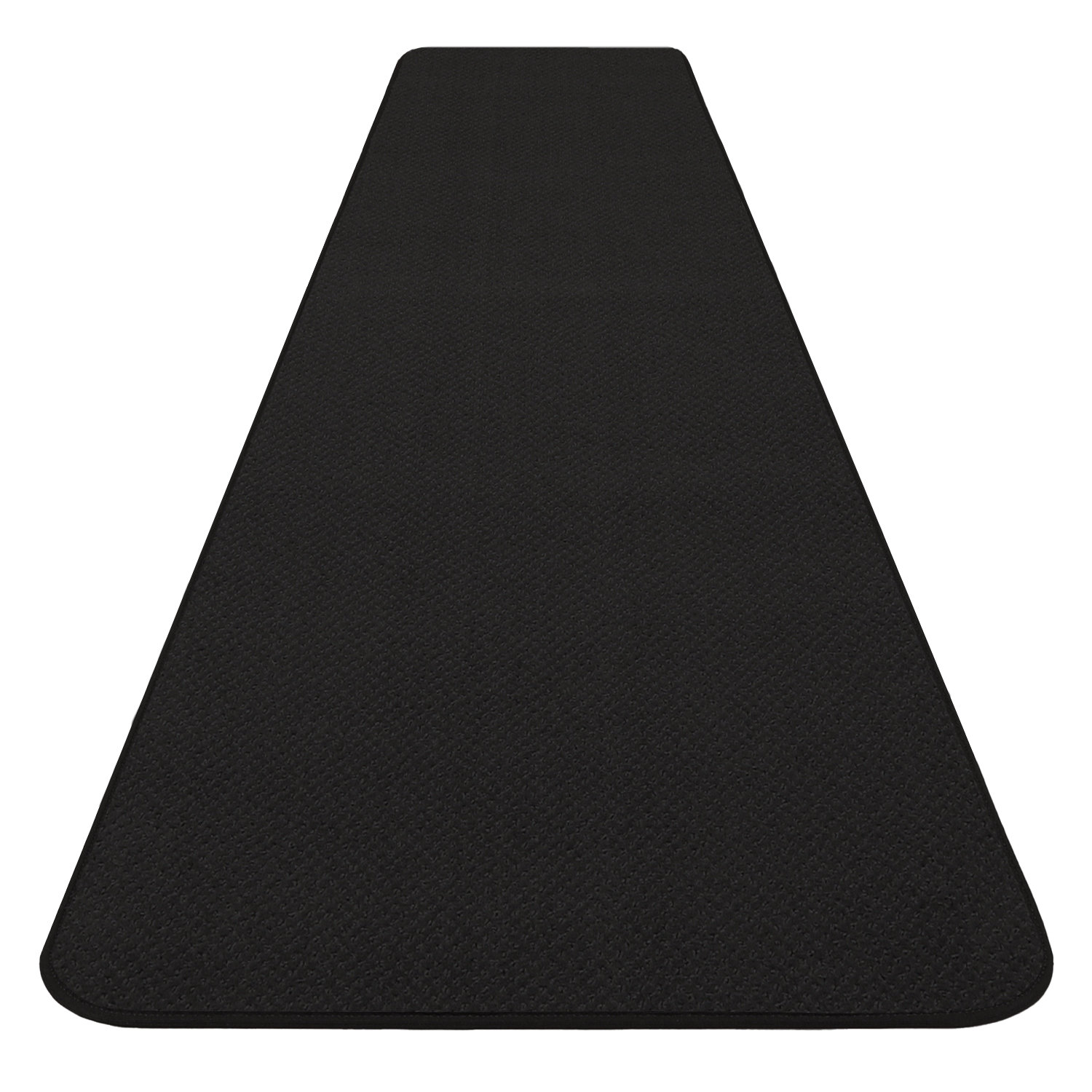 House Home & More Skid-Resistant Carpet Runner - Black & Reviews | Wayfair