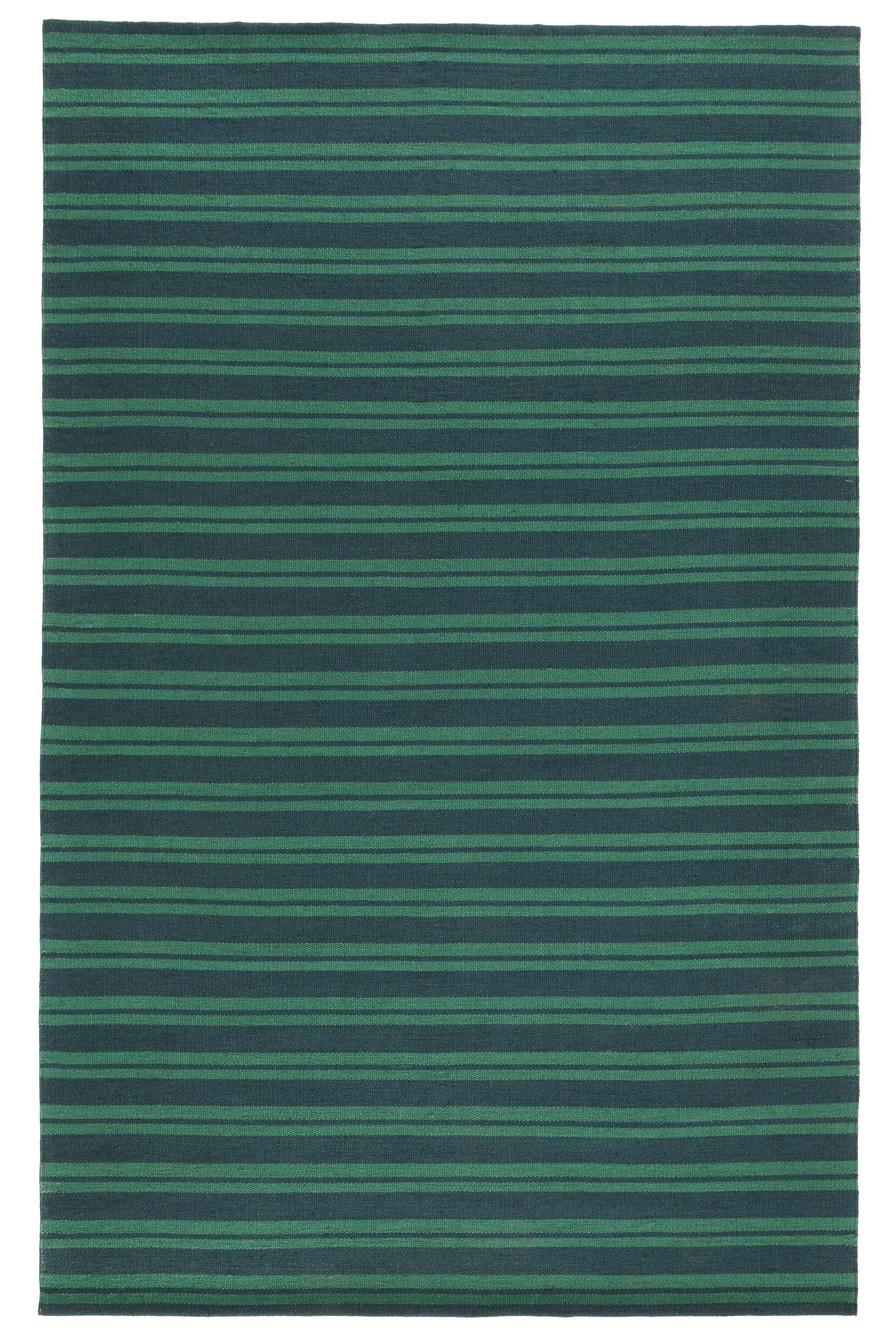 Villa by Classic Home Palma Hand Woven Performance Stripe Green Fabric ...