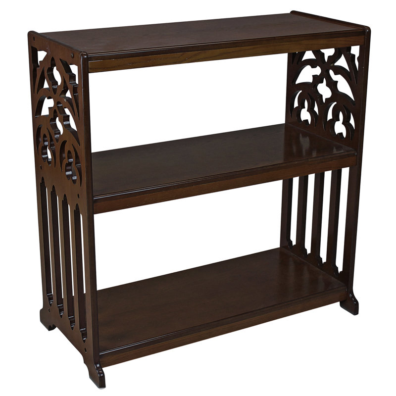 Lark Manor™ Burge 30.5'' H x 30'' W Solid Wood Standard Bookcase ...
