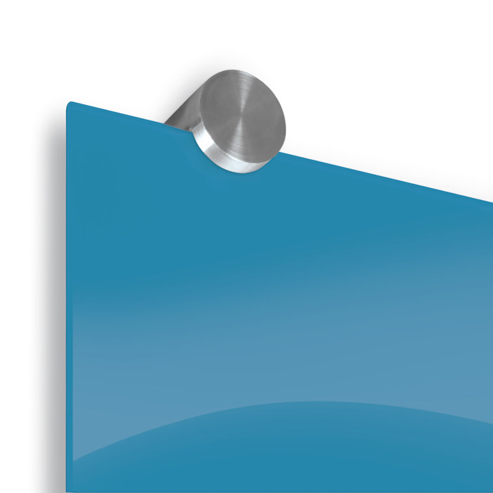 MooreCo Visionary Magnetic Wall Mounted Glass Dry Erase Board & Reviews ...