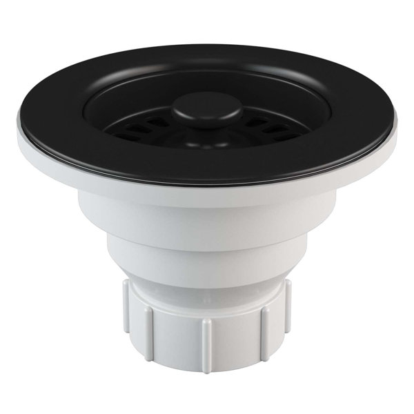 Lexicon Quartz Kitchen Sink Strainer with Decorative Finish, Fits 3.5 ...