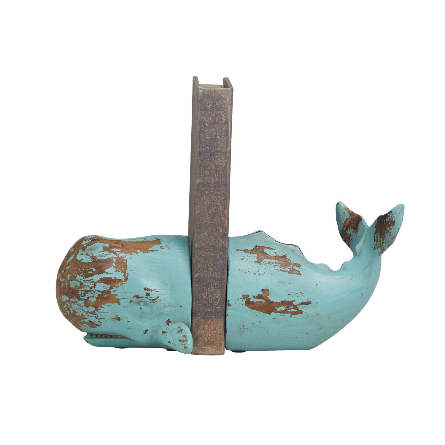 Breakwater Bay Polystone Whale Decorative Bookends Set & Reviews | Wayfair