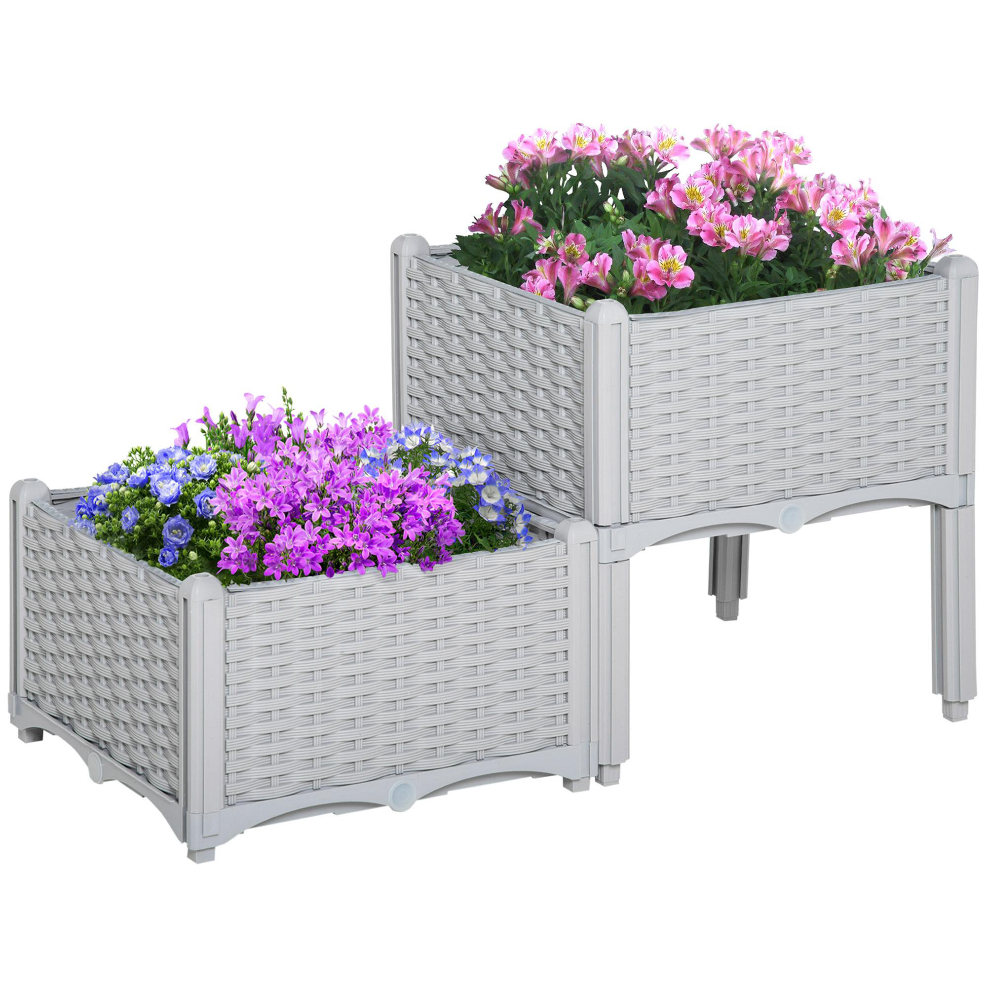 Dakota Fields 2-Piece Raised Garden Bed with Legs - Wayfair Canada