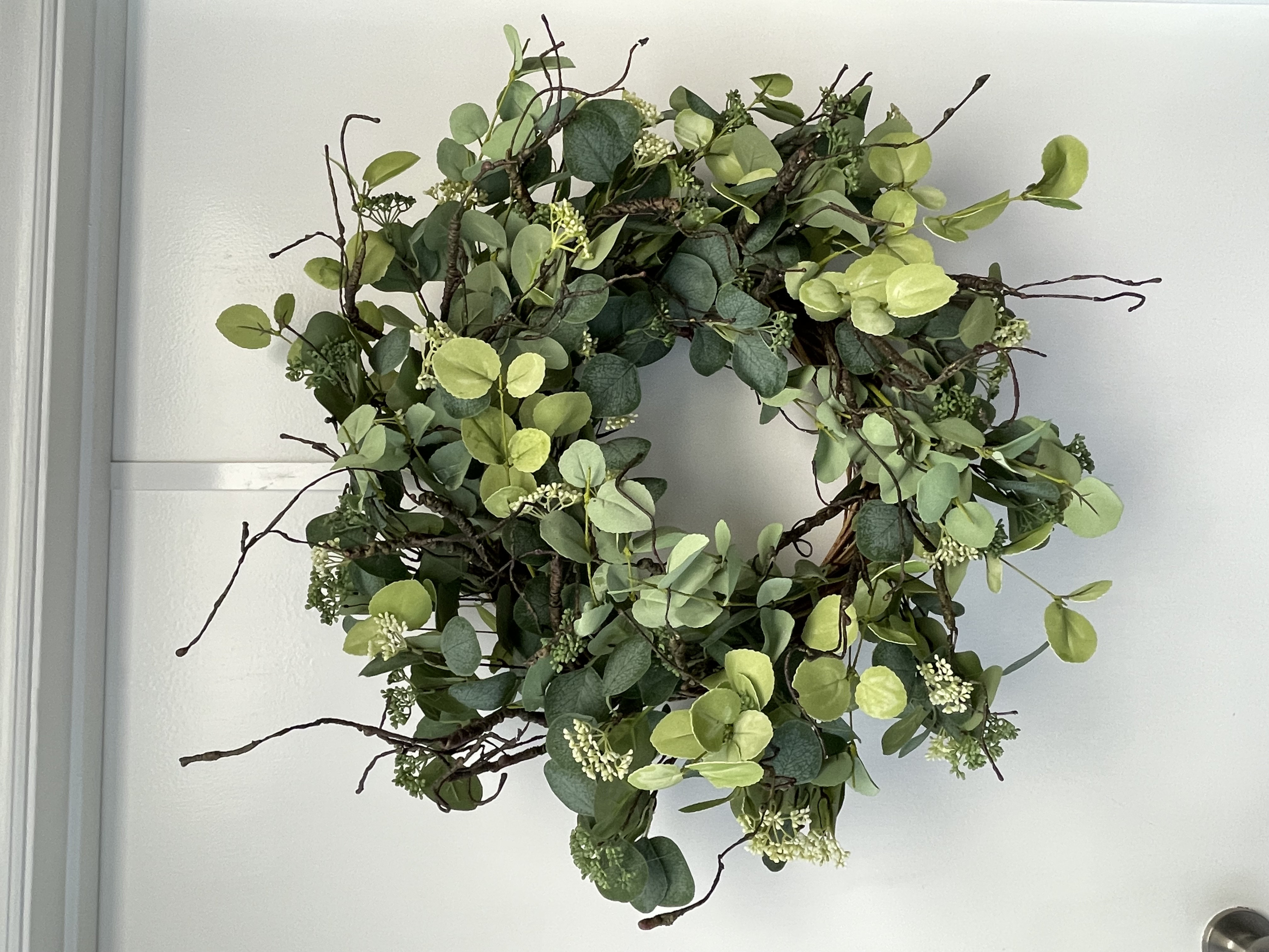 Primrue Handcrafted Faux Grapevine Silk 24'' Wreath & Reviews | Wayfair