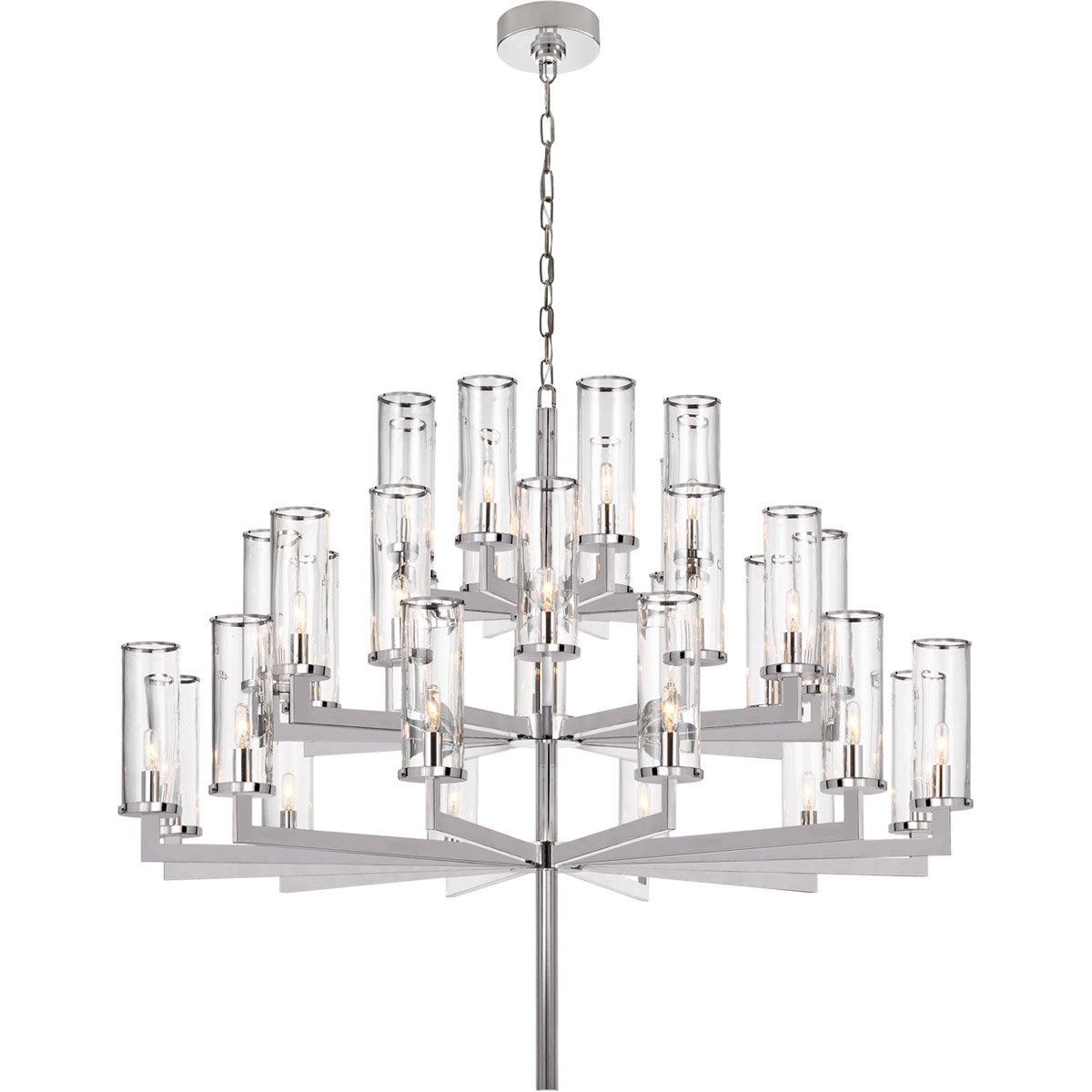 Visual Comfort Signature Kelly Wearstler Liaison Triple Tier Chandelier ...