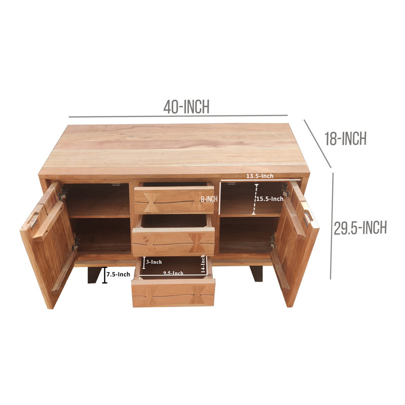 Latitude Run® Nellie 40'' Sideboard with 2 Cabinets | Wayfair