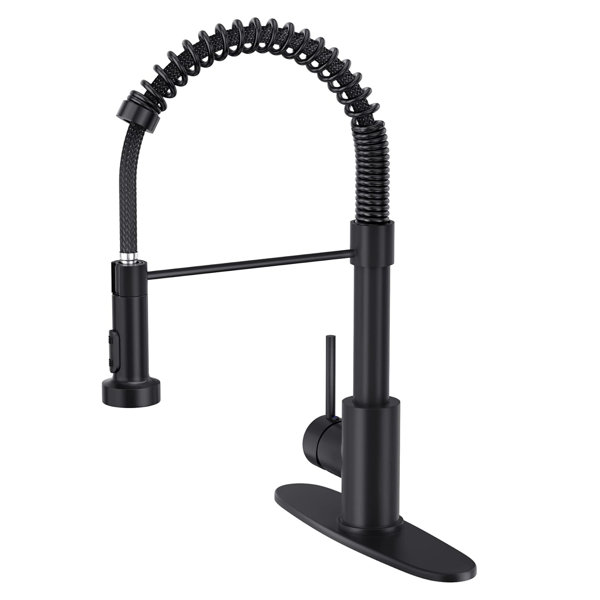 Fairub Kitchen Faucets With Pull Down Sprayer, With 10 Inch Mounting ...