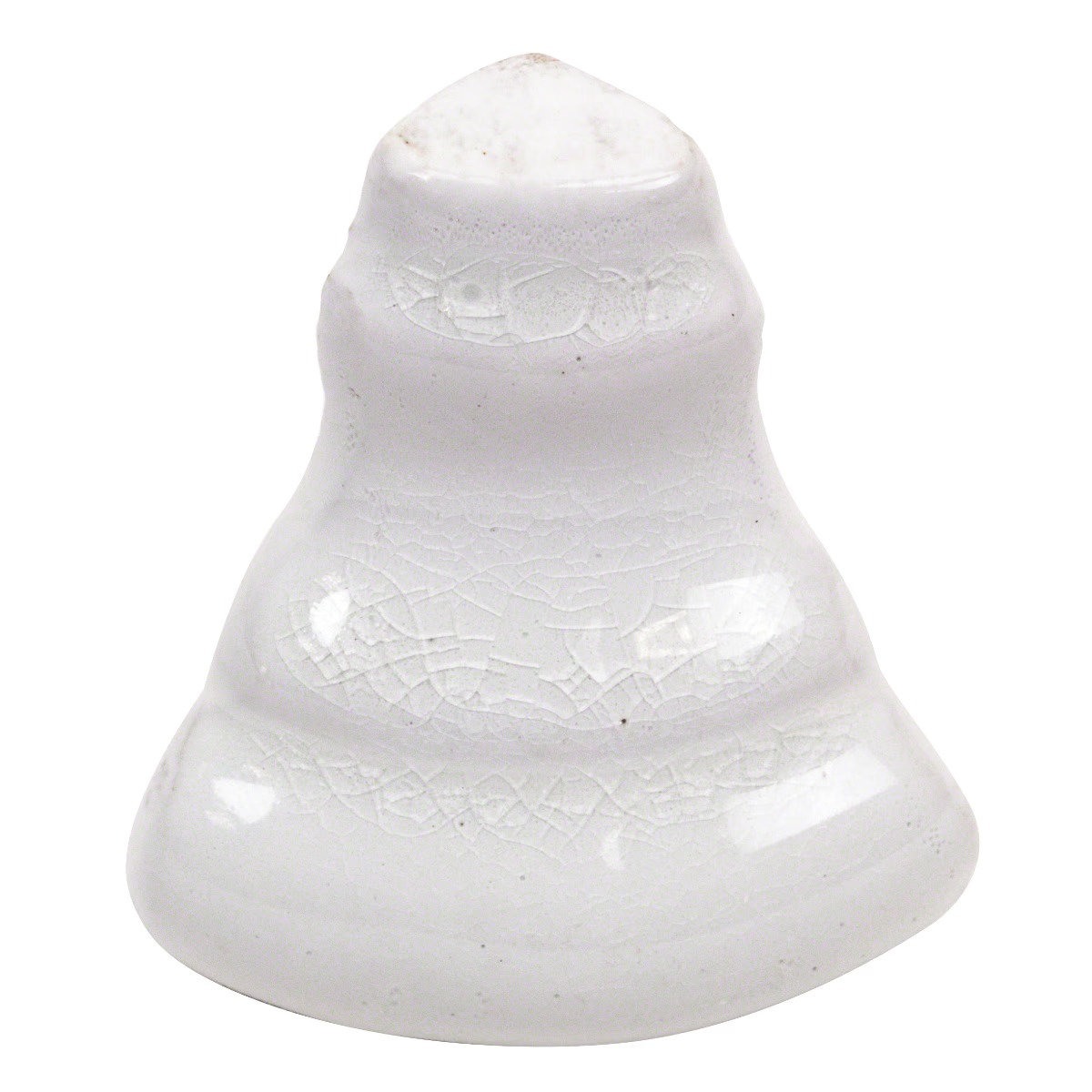 TileBar Nabi Glacier White 1X2 Crackled Glossy Glass Chair Rail Corner ...