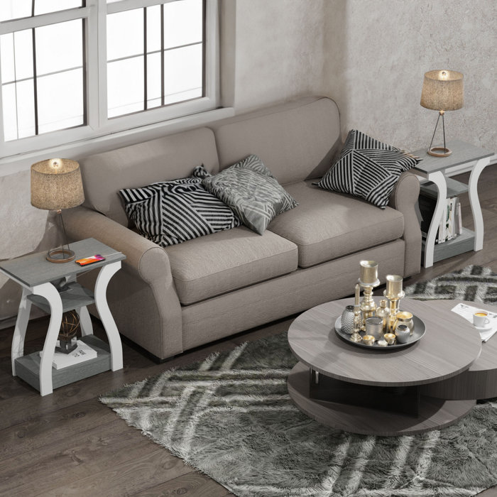 Wildon Home® Arthus End Table and Built-In Outlets | Wayfair