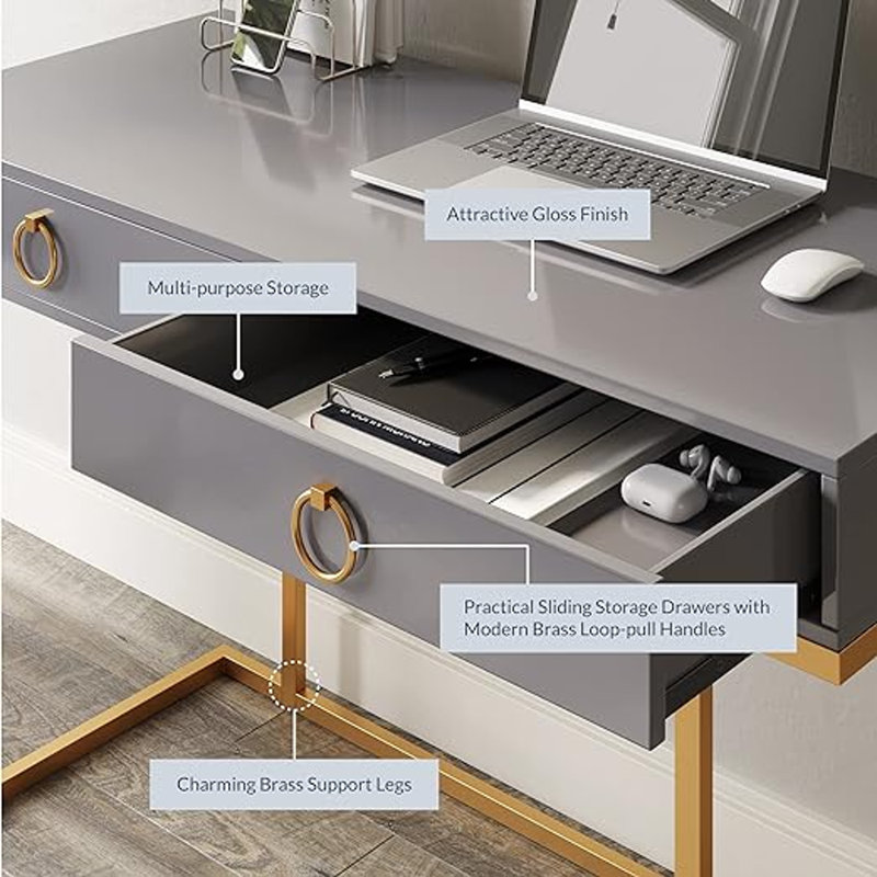 Mercer41 Crider 45'' Desk & Reviews | Wayfair