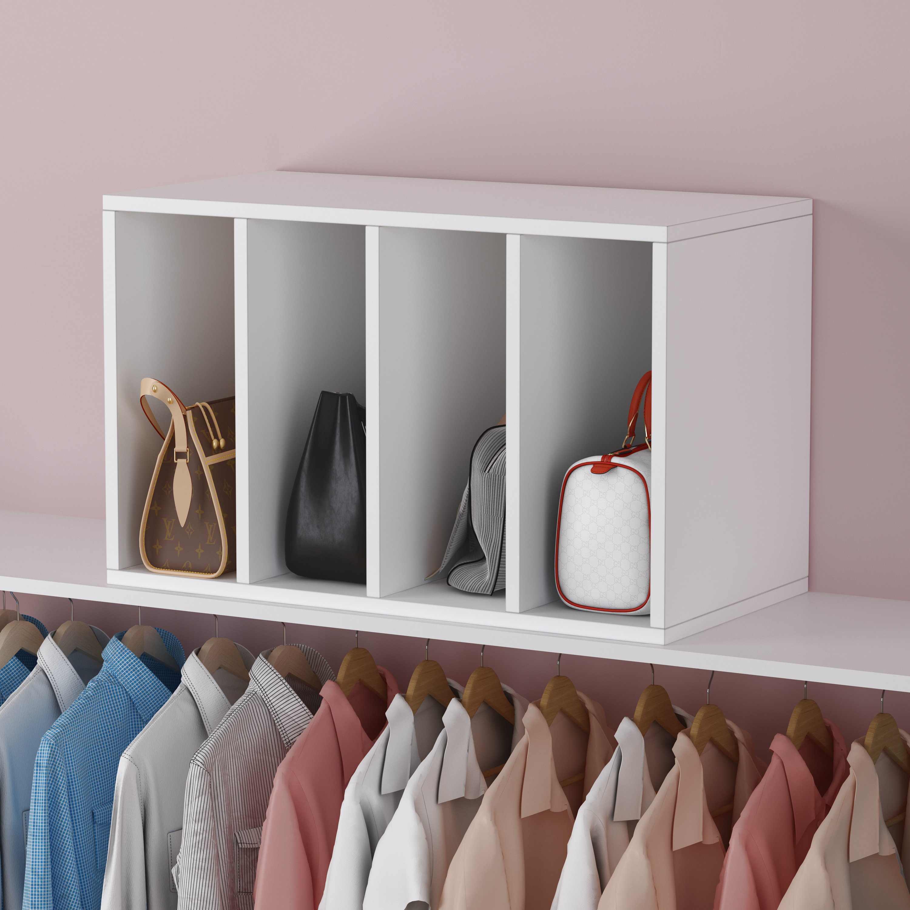 Ebern Designs Kristoffer 32'' W Closet System & Reviews - Wayfair Canada