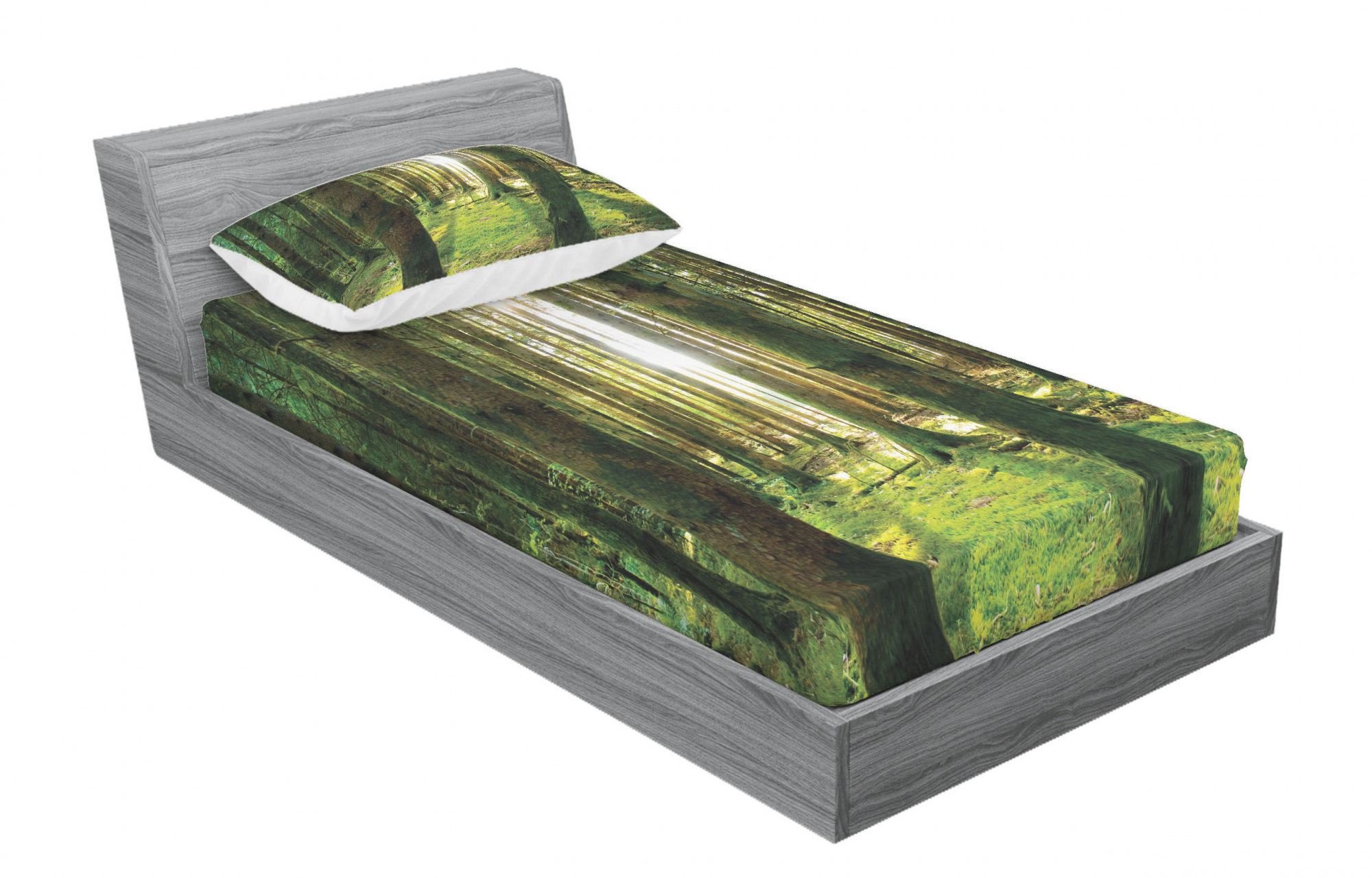 Ambesonne Forest Sheet Set | Wayfair