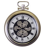 Breakwater Bay Coastal Analog Metal Quartz Tabletop Clock in Brown ...