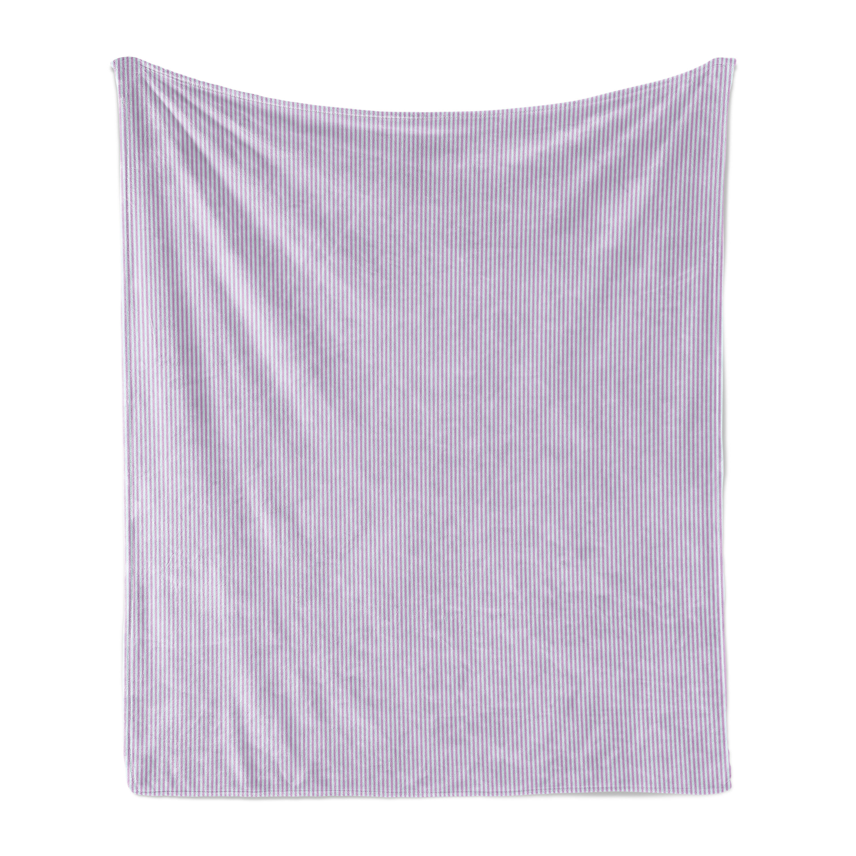 Ambesonne Pinstripe Fleece Throw Blanket Candy Striped Backdrop | Wayfair