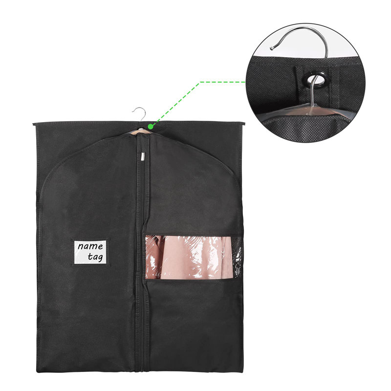 Rebrilliant Mutsa Fabric Garment Bag | Wayfair